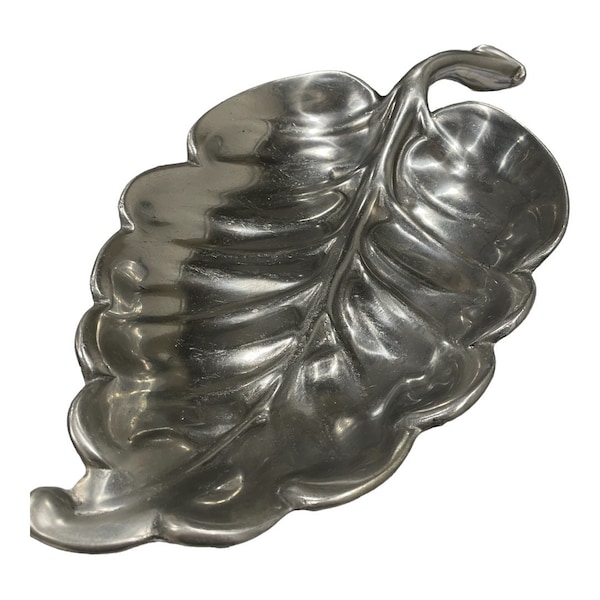 Vintage Leaf Shaped Dish - Etsy