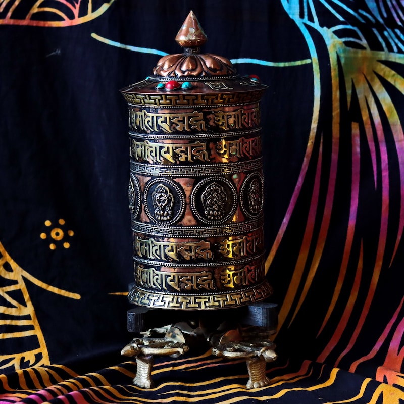 Tibetan Prayer Wheel - Etsy