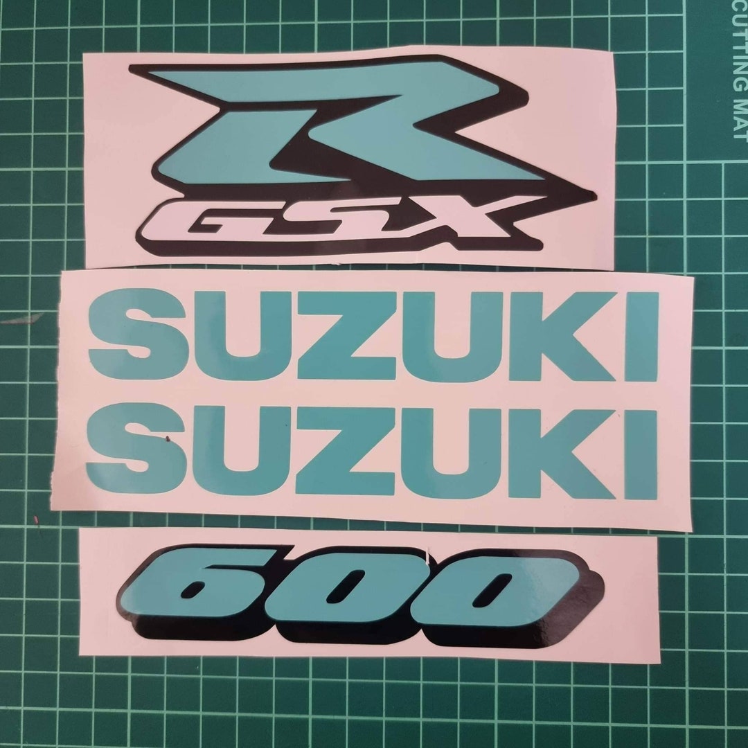 Suzuki GSXR 600 Decal Set. Any Colour. High Quality Vinyl. - Etsy