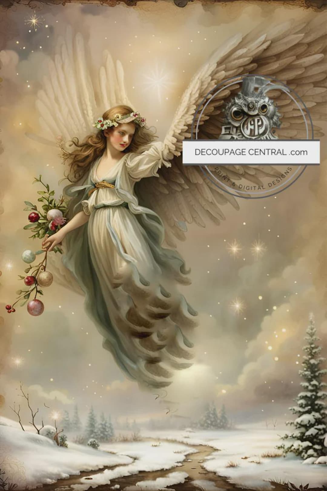 A4 DF 0129 Heavenly Angel - Etsy