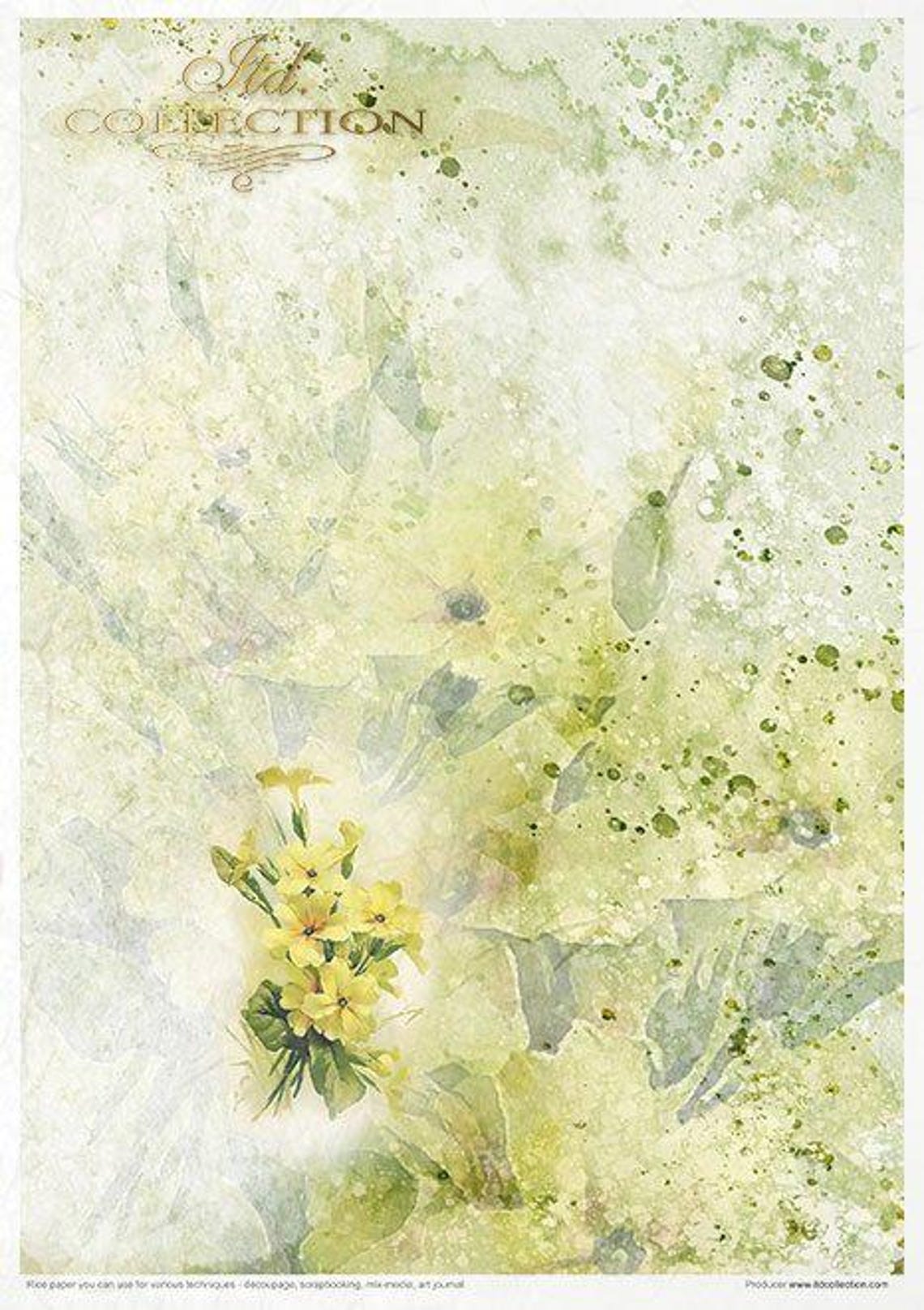 A4 ITD 0052 SLS.7 Decoupage Rice Paper - Etsy