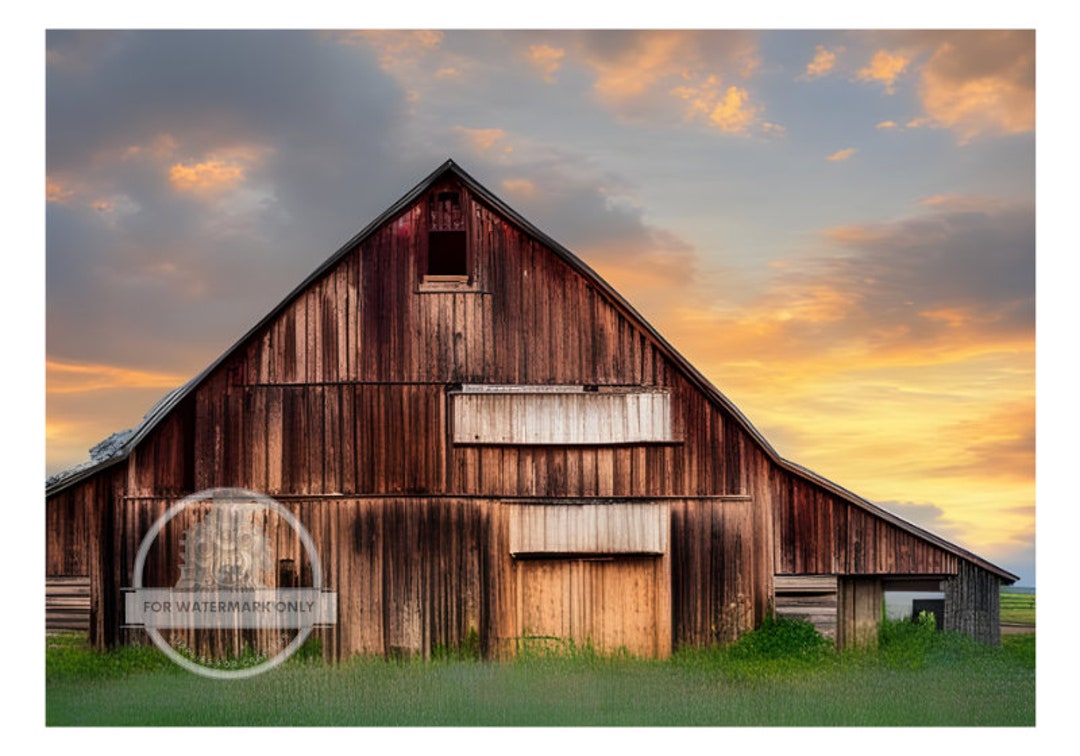 A4 DF 094 Weathered Wood Barn Decopauge Rice Paper - Etsy
