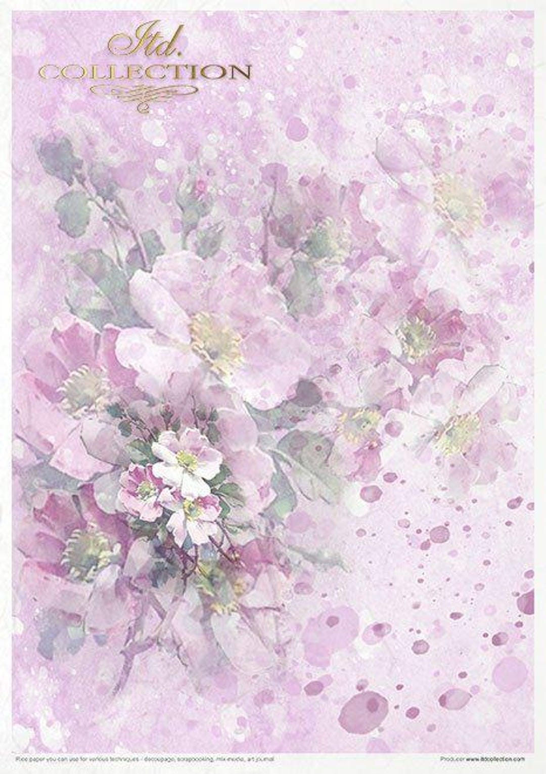 A4 ITD 0052 SLS.3. Decoupage Rice Paper - Etsy