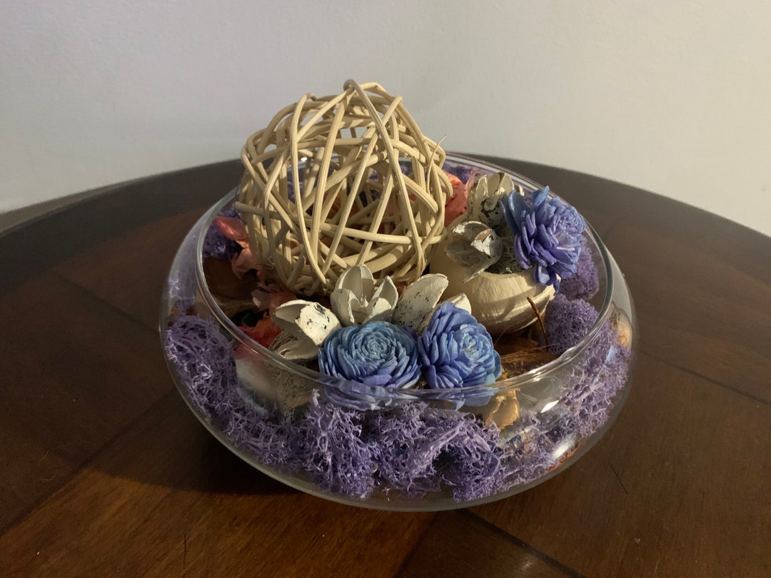 Blue Purple Table Top Decor - Etsy