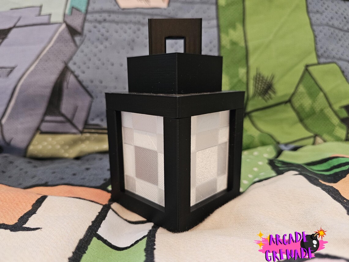 Minecraft LED Lantern – Light up Night Light for Gamers or Kids - Etsy