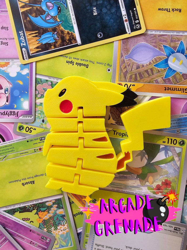 Pikachu Fidget Toy Pokemon Sensory Toys/ Fidget Toys - Etsy