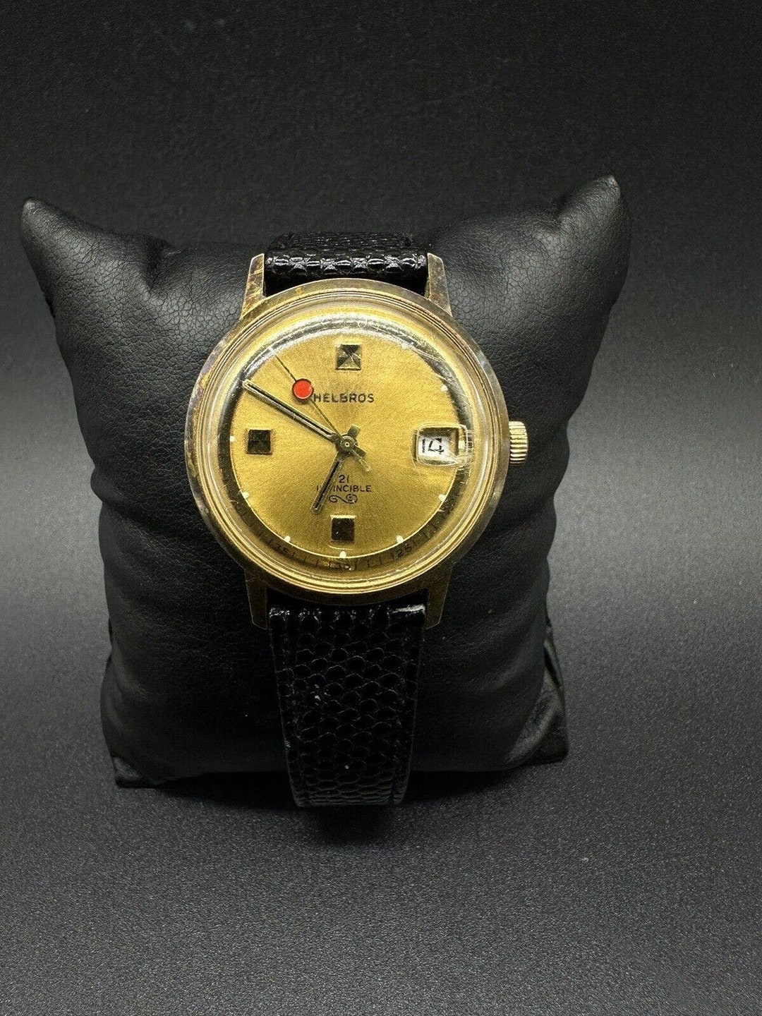 Vintage Helbros invincible Gold Plated Manual Wind Men's Watch - Etsy