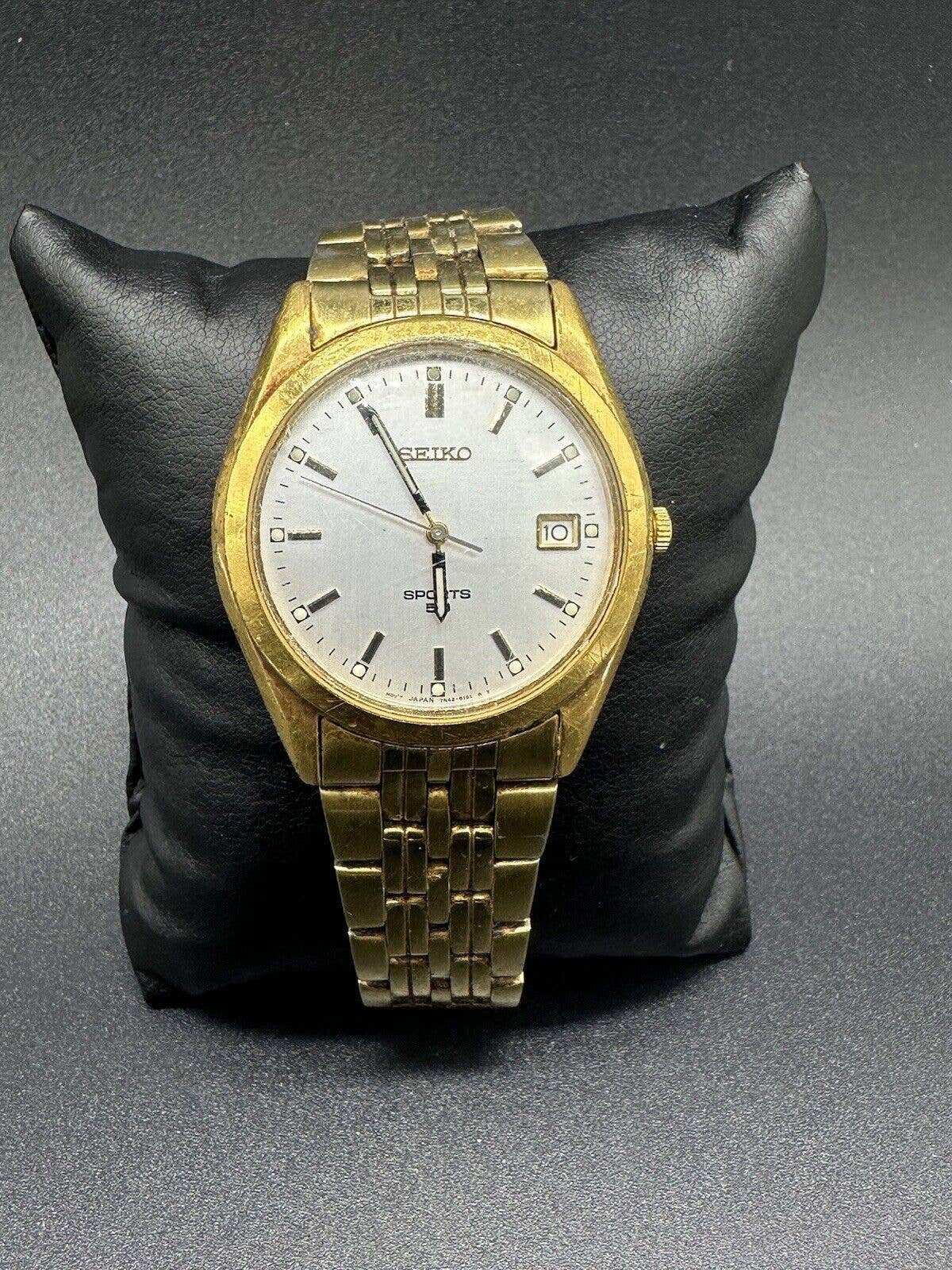 Seiko 18k Gold Watch