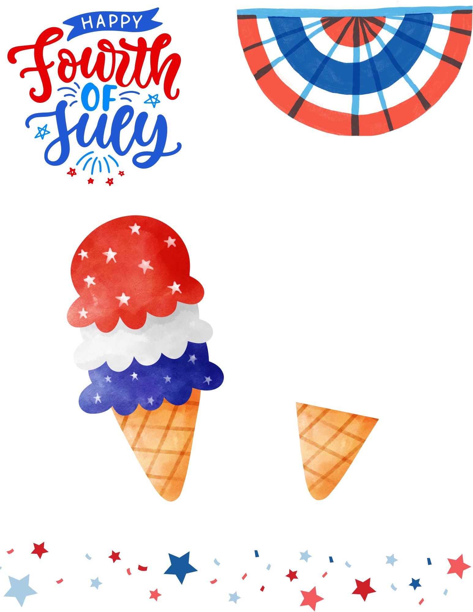 4th of July Handprint Craft, Preschool Craft, Fourth of July Craft for ...