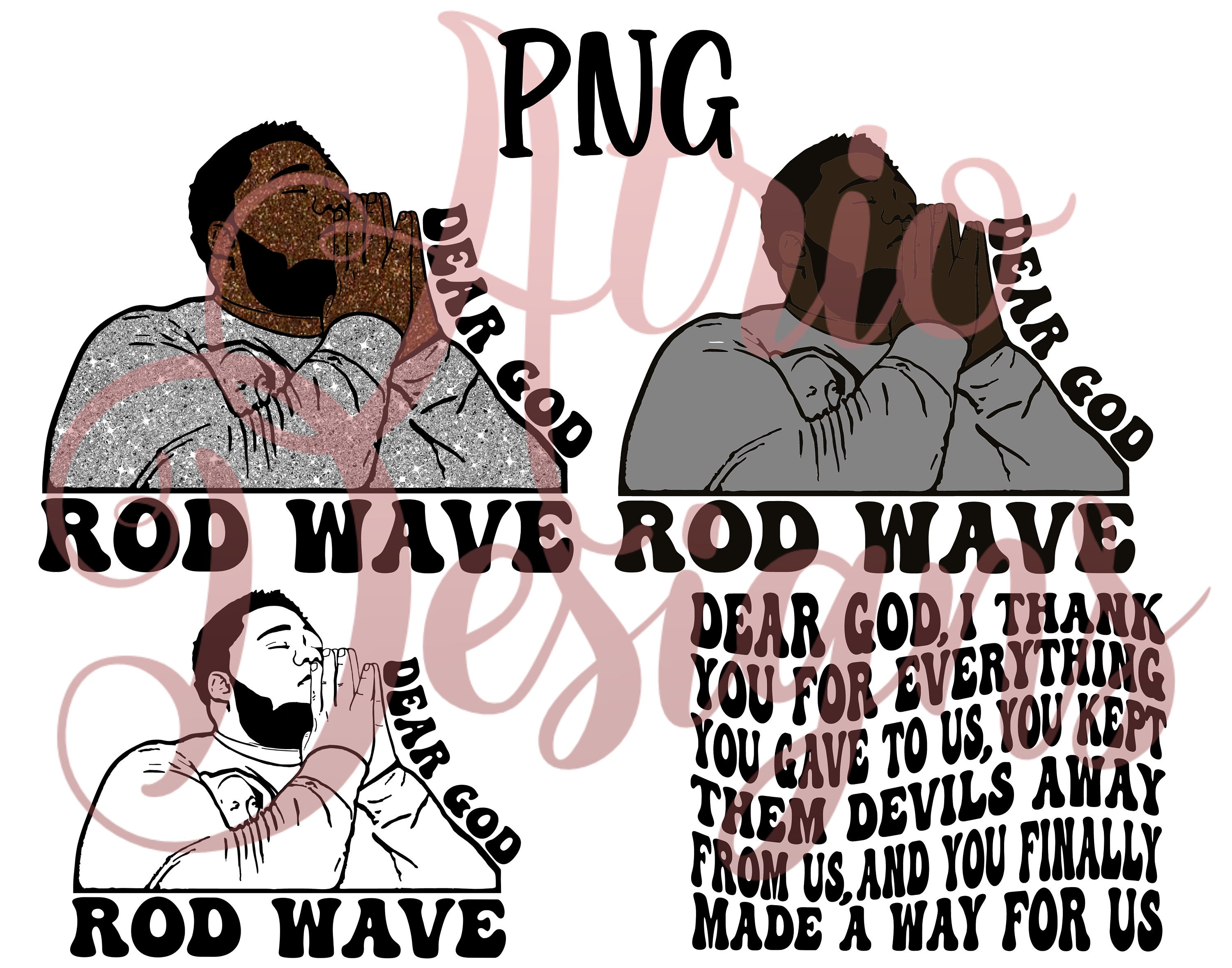 Rod Wave, 7 Files, 4 PNG and 3 SVG, Long Journey Lyrics, Front Pocket ...