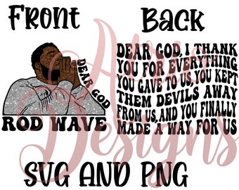 Rod Wave, 7 Files, 4 PNG and 3 SVG, Long Journey Lyrics, Front Pocket ...
