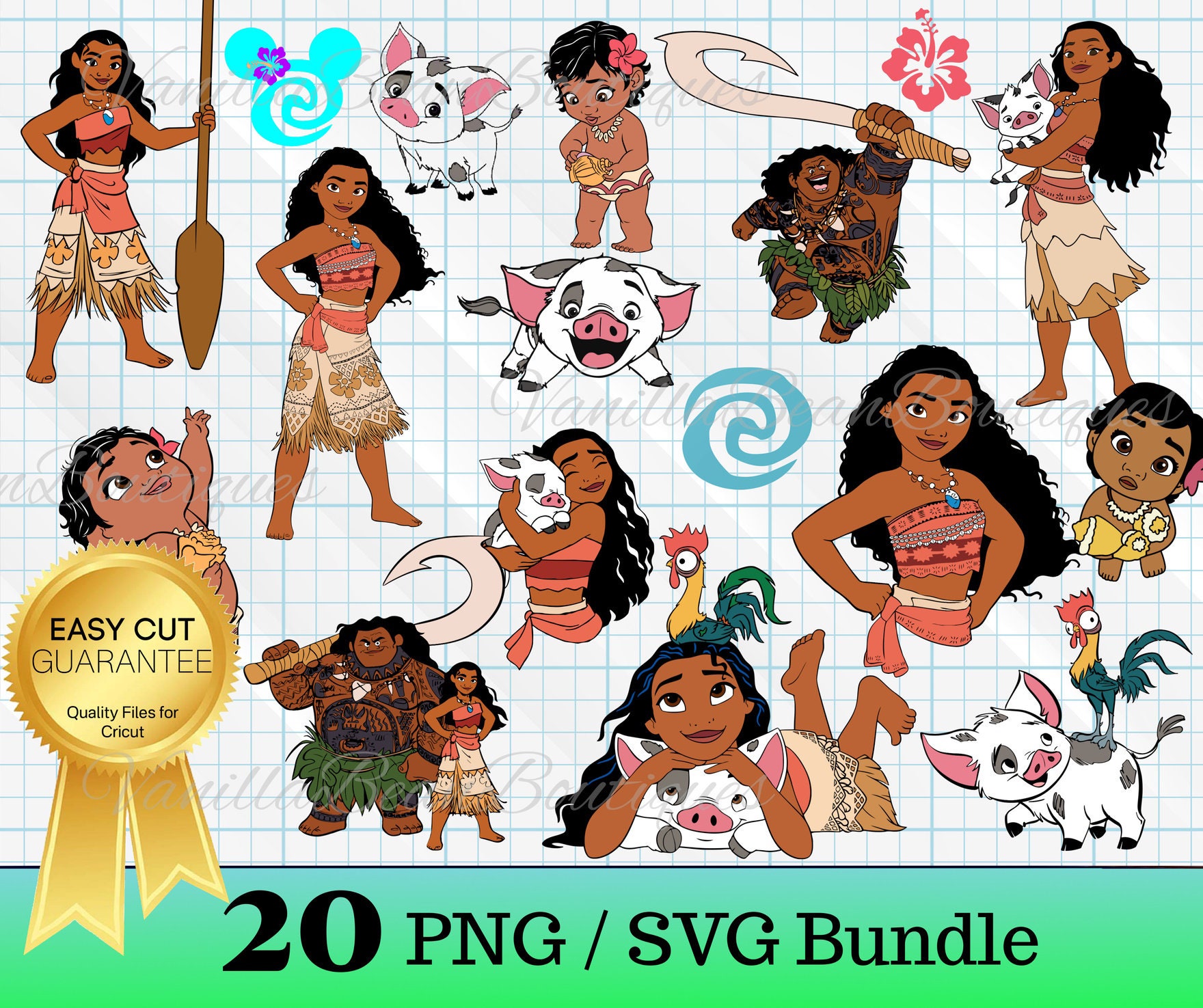 Moana SVG Moana Svg Png Bundle Maui Svg Moana Clipart for - Etsy Denmark