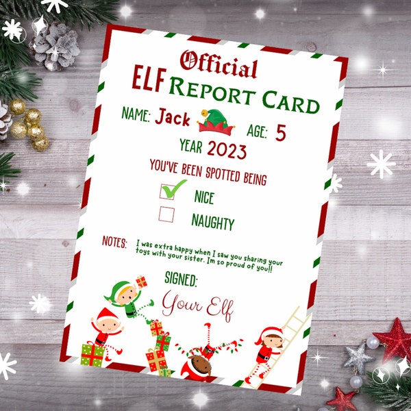 Elf Printable - Etsy