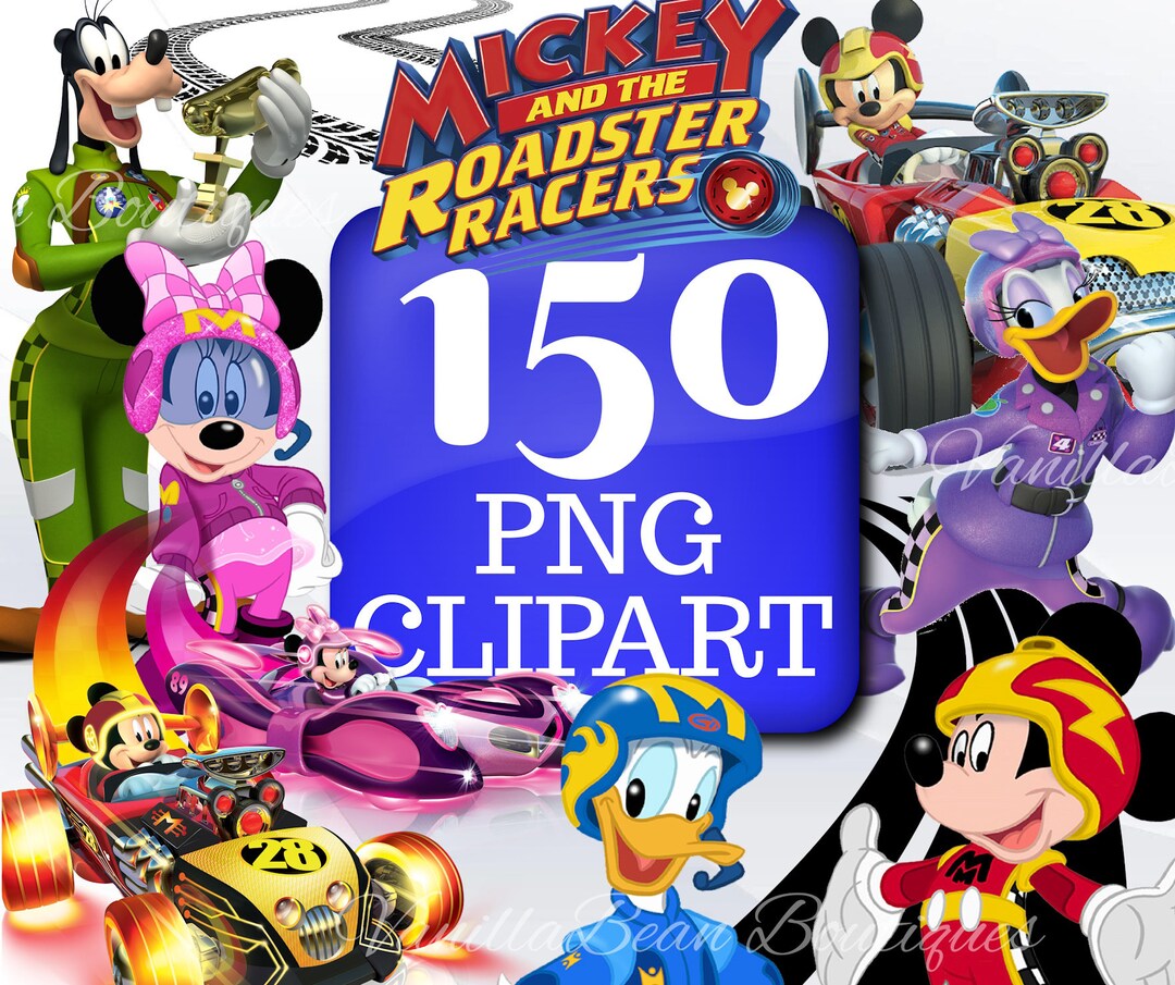 Mickey y los Roadster Racers PNG Mickey Mouse PNG Mickey - Etsy España