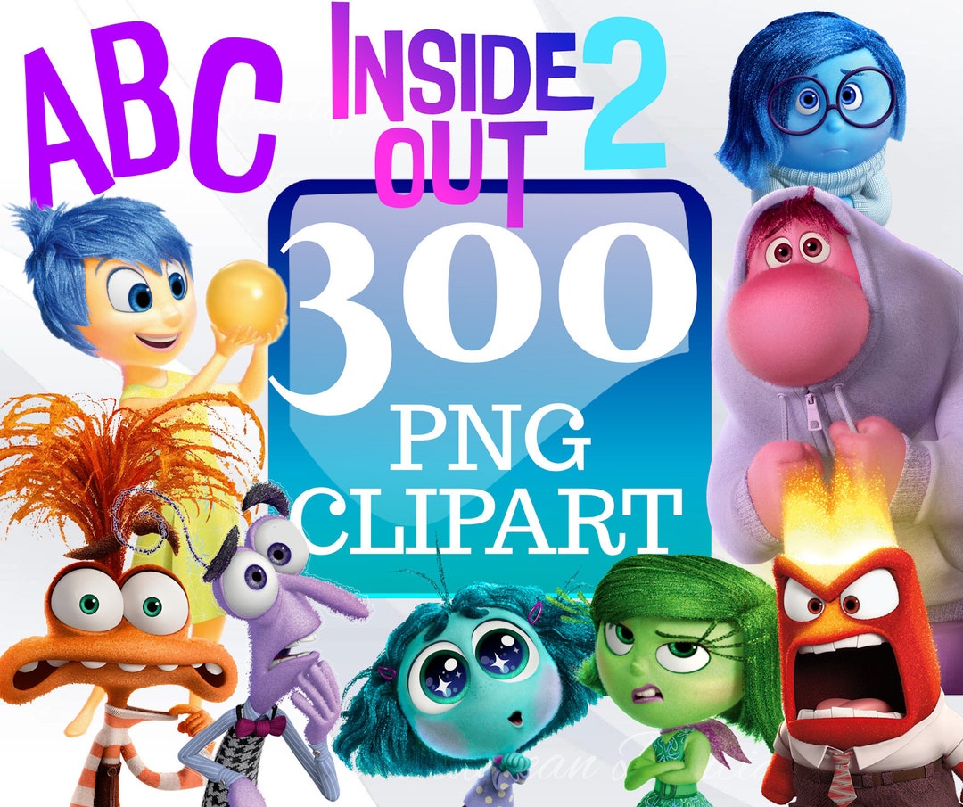Buy Inside Out 2 Clipart, Inside Out 2 PNG Bundle, Inside Out 2 ...