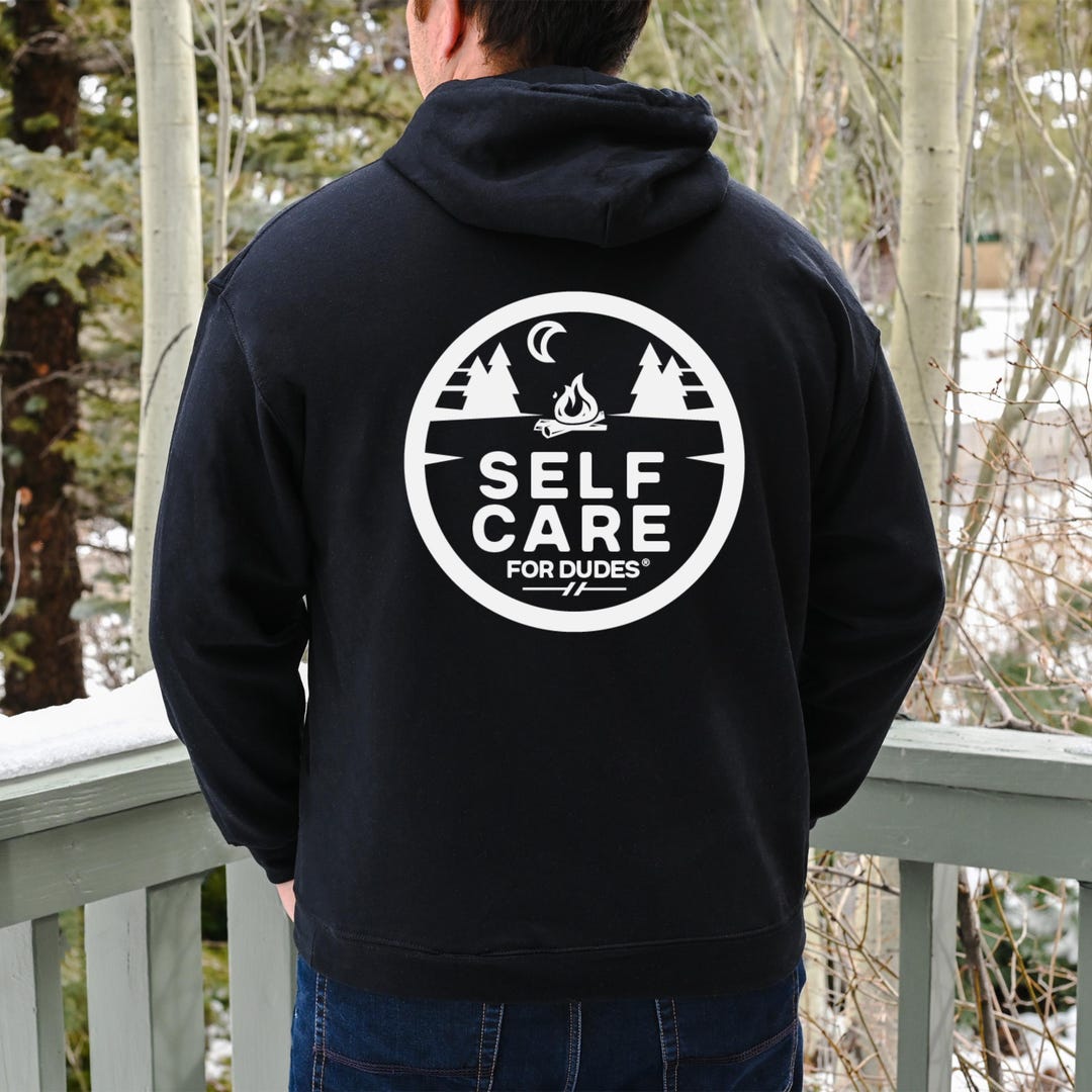 SCFD Black Hoodie, Logo on Back, Campfyre on Front - Etsy