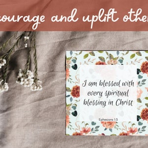 Printable Scripture Cards, Encouragement Cards, Prayer Cards, Bible ...