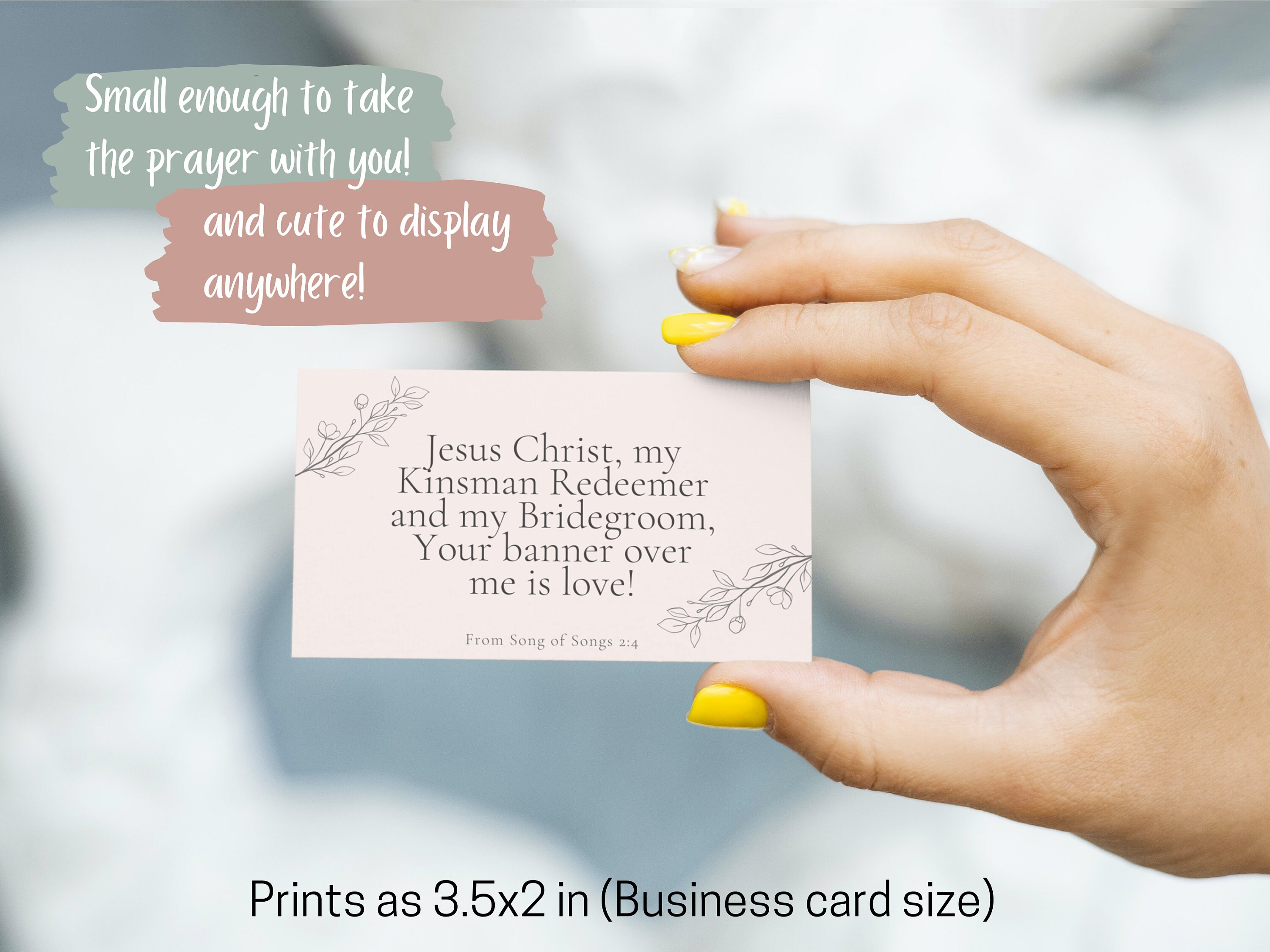 50 Uplifting Printable Prayer Cards Bible Verse Affirmation - Etsy