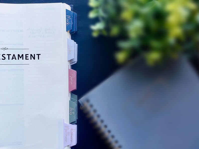 Pretty Printable Bible Tabs Bible Tabs Bible Study Tools - Etsy