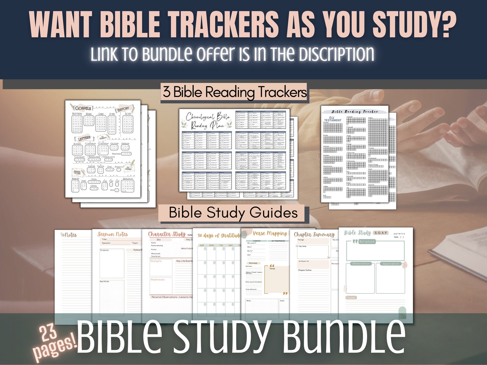 Bible Reading Tracker Daily Bible Study Planner Christian Printables Bible Reading Instant ...