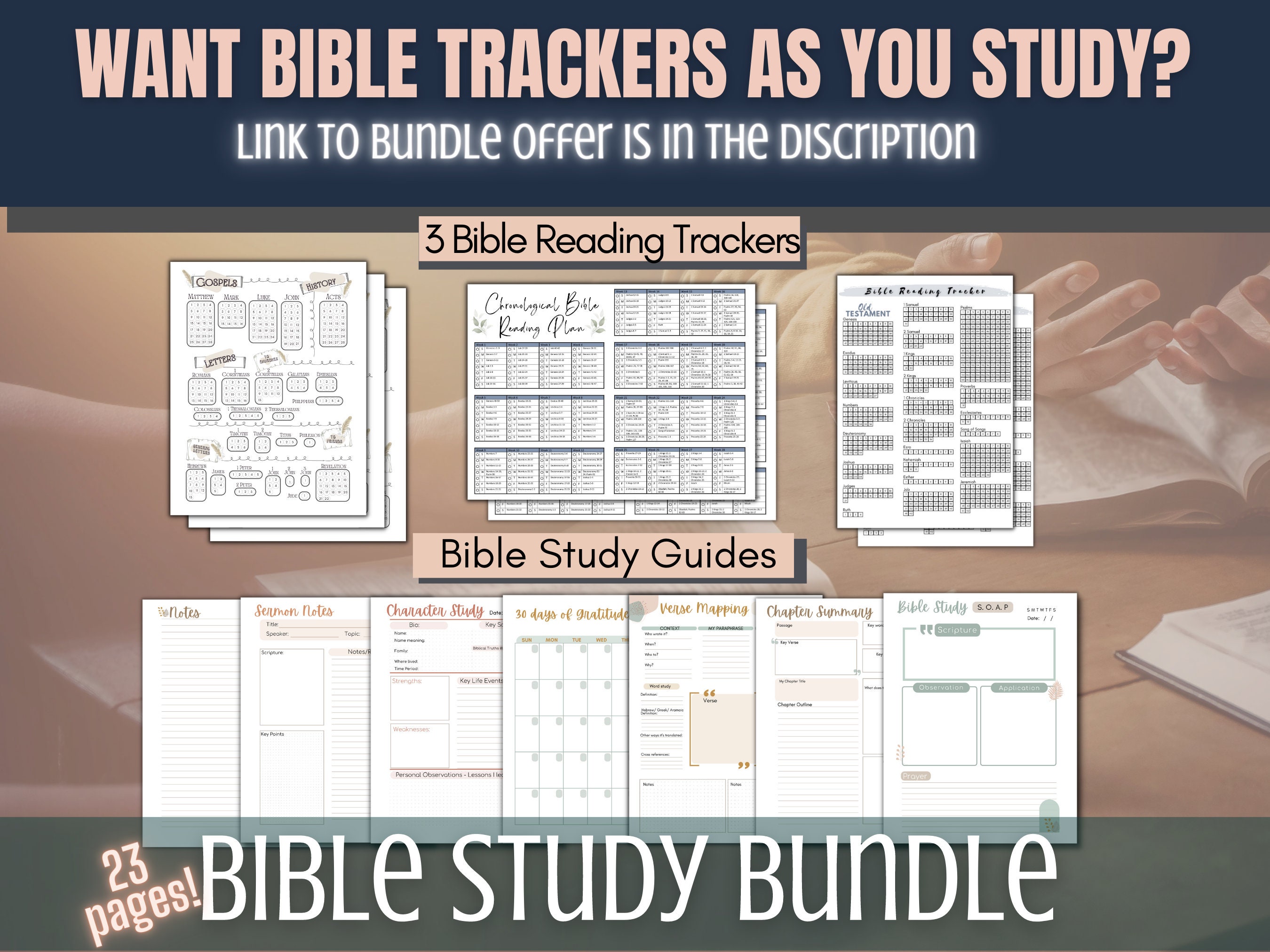 Bible Reading Tracker Daily Bible Study Planner Christian Printables ...