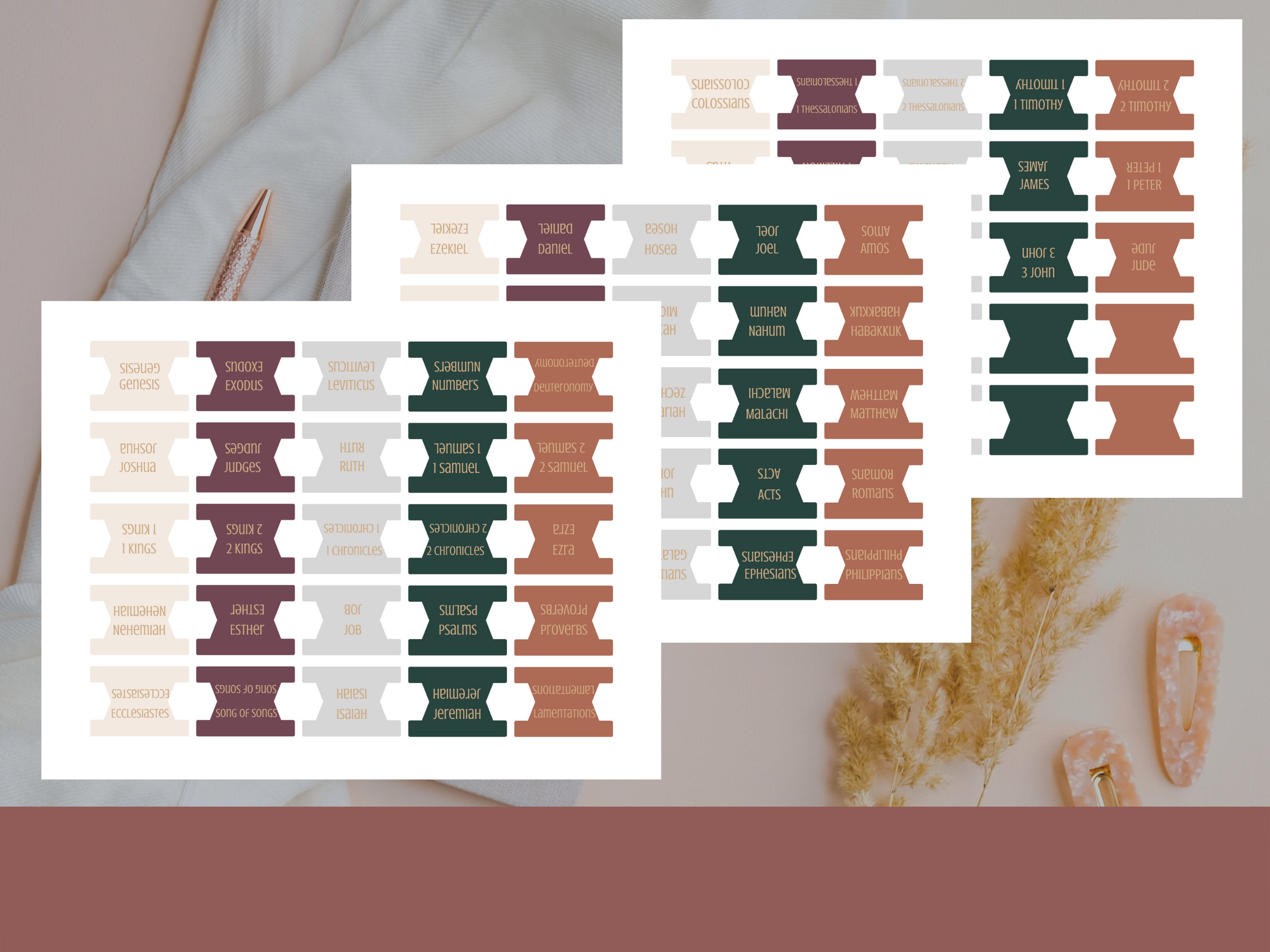 Bible study Mindful template Digital and printable bible study template
