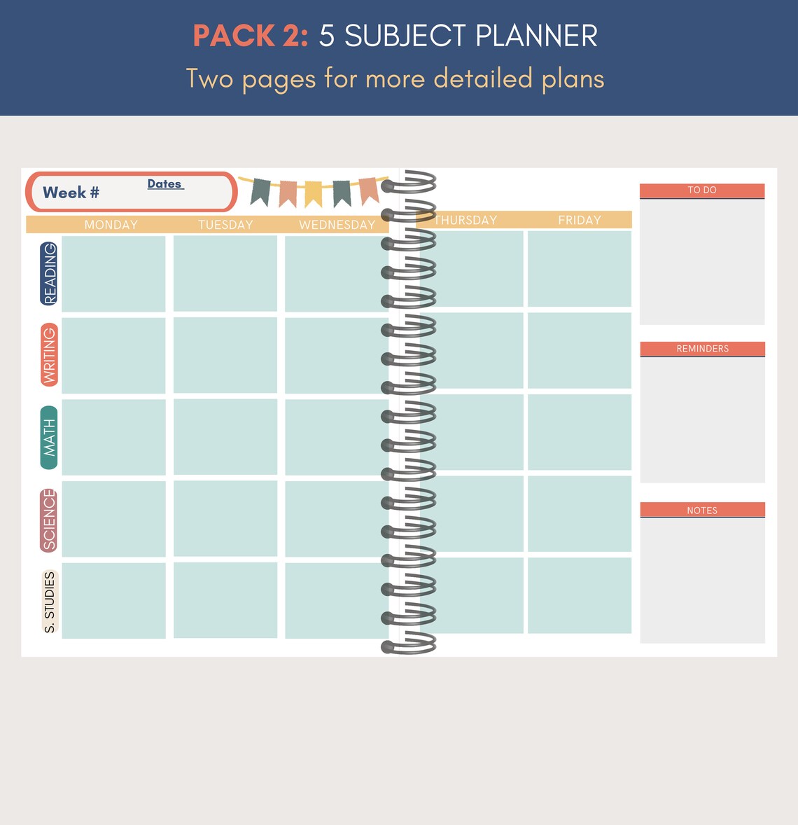 Teacher Lesson Plan Template Teacher Template Editable - Etsy