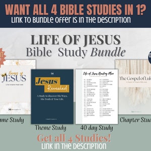 Names of Jesus Bible Study, Bible Reading Plan, Printable Guided Bible ...