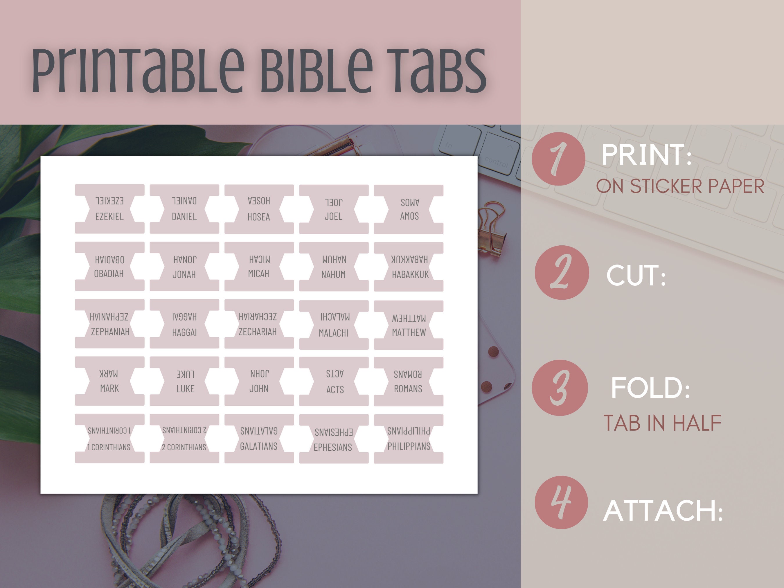 Bible study Mindful template Digital and printable bible study template