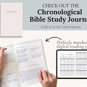 Bible Study Template Printable Faith Planner Devotional Chronological ...