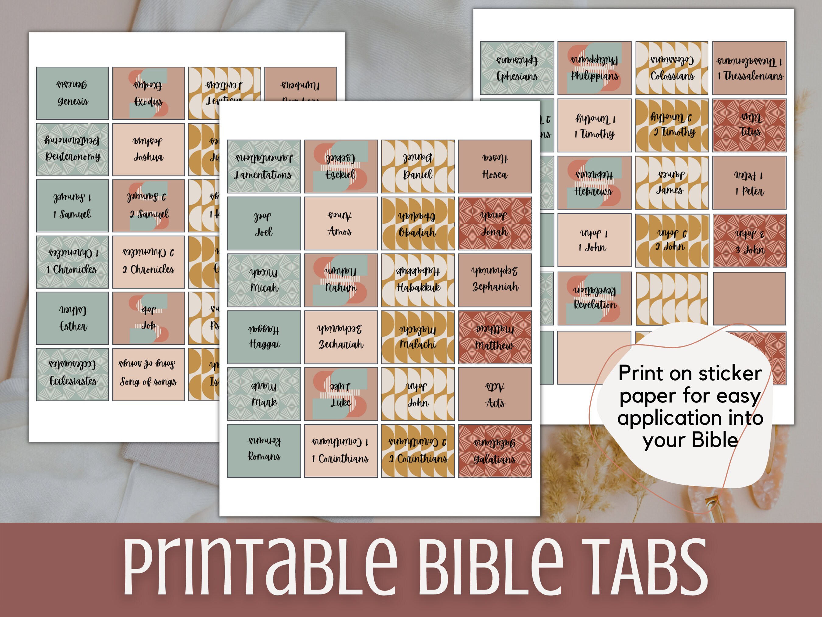 Bible study Mindful template Digital and printable bible study template