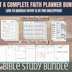 Printable Bible Study, Life of Jesus, Bible Reading Tracker, Easter ...