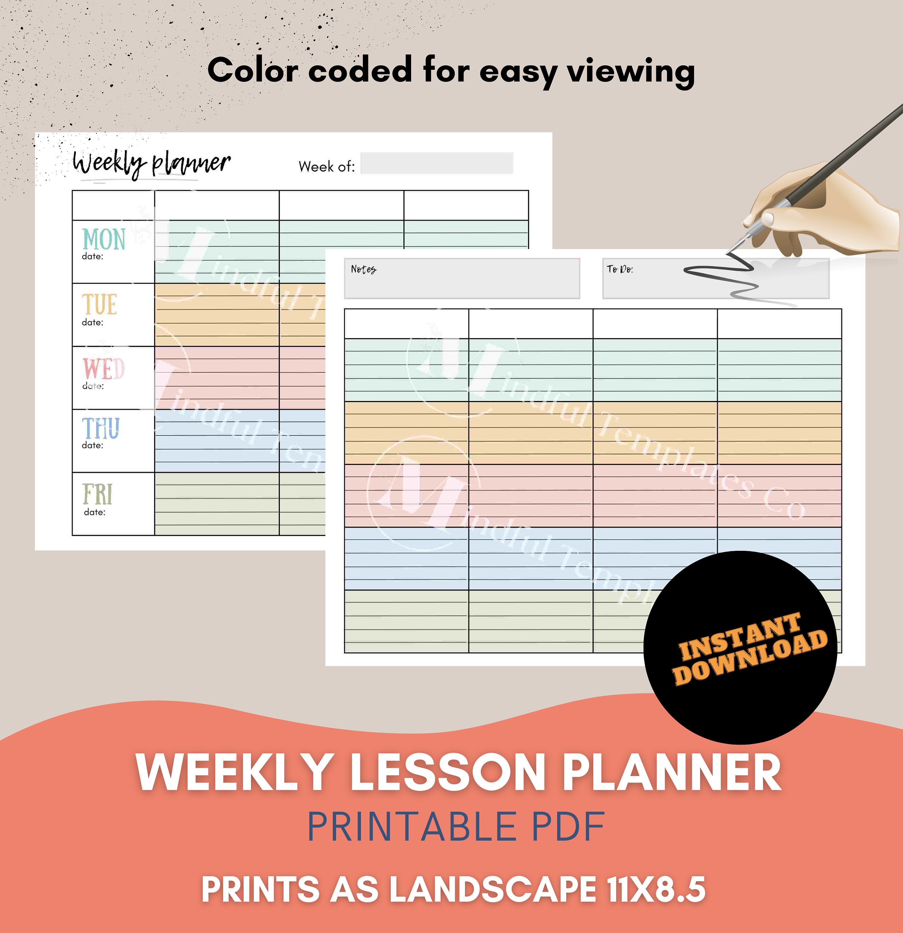Teacher Lesson Planner, Lesson Plans, Lesson Planning, Weekly Lesson ...