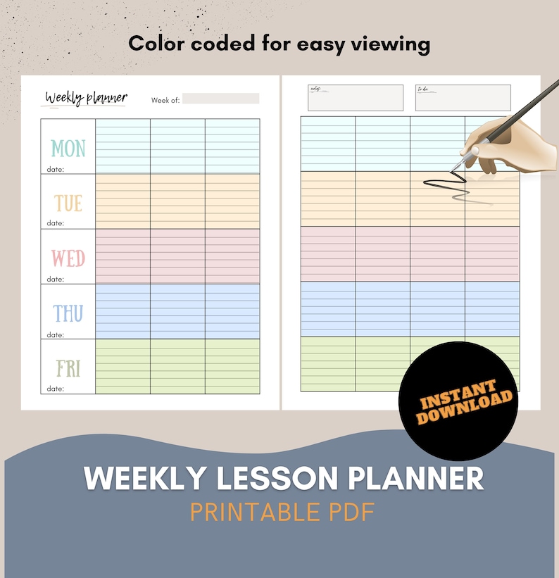 Teacher Lesson Planner, Lesson Plans, Lesson Planning, Weekly Lesson ...
