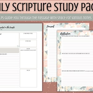 Printable Bible Study, Life of Jesus, Bible Reading Tracker, Easter ...