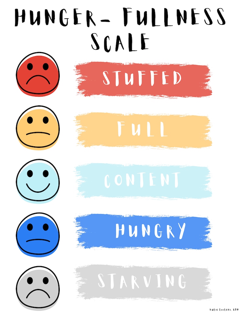 Hunger-fullness Scale for Dietitians - Teacher Education Material ...