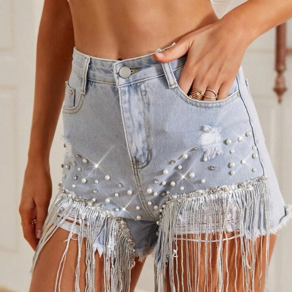 Shorts With Chain - Etsy