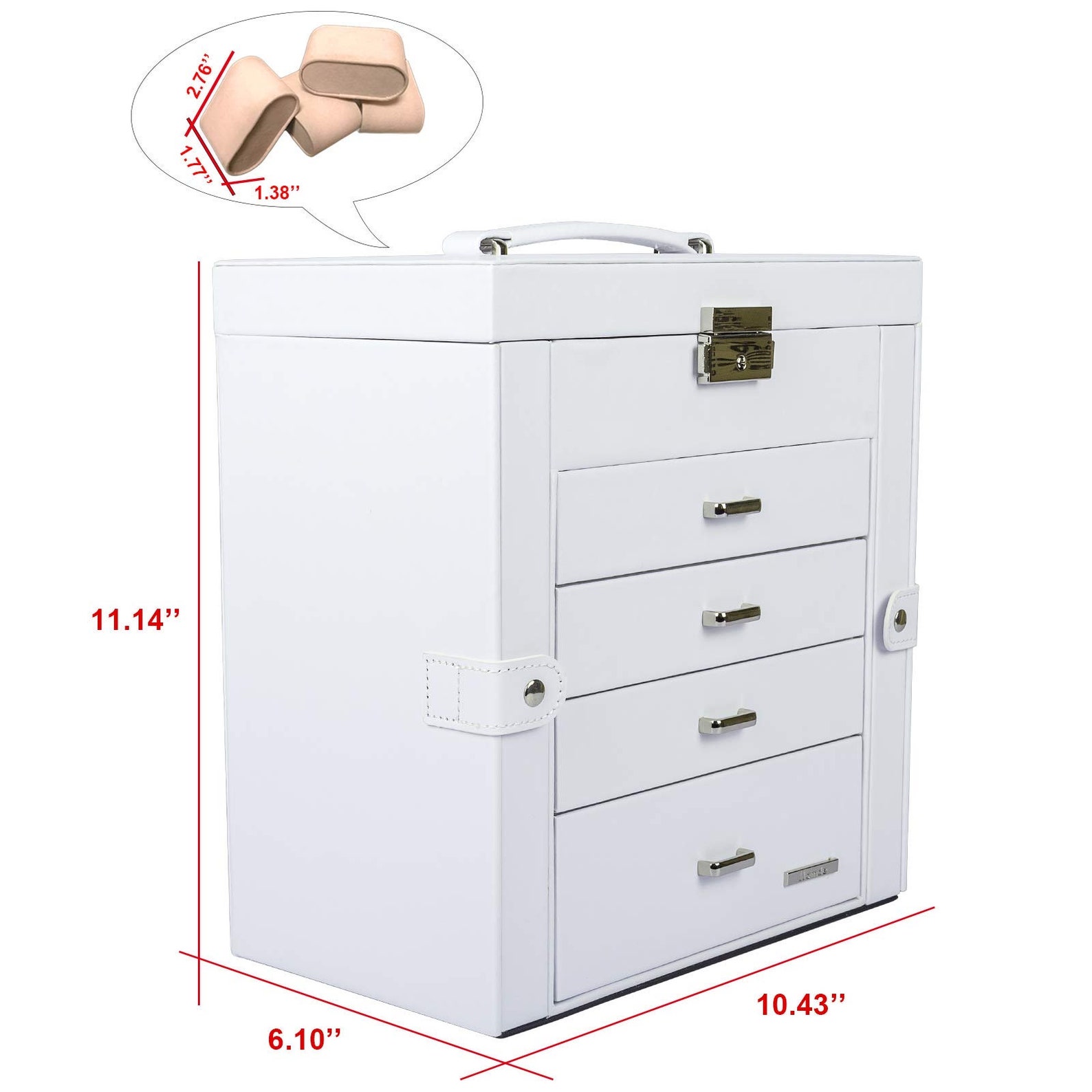 Large Jewelry Organizer Velvet Trays Jewelry Box Jewelry - Etsy