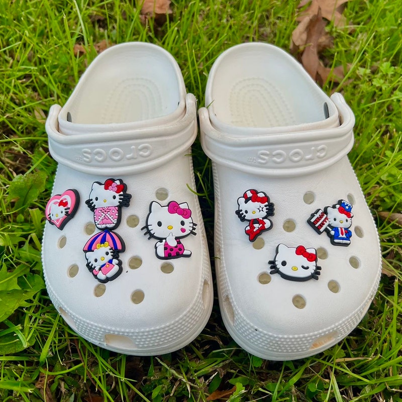 Hello Croc Kitty Charms - Etsy