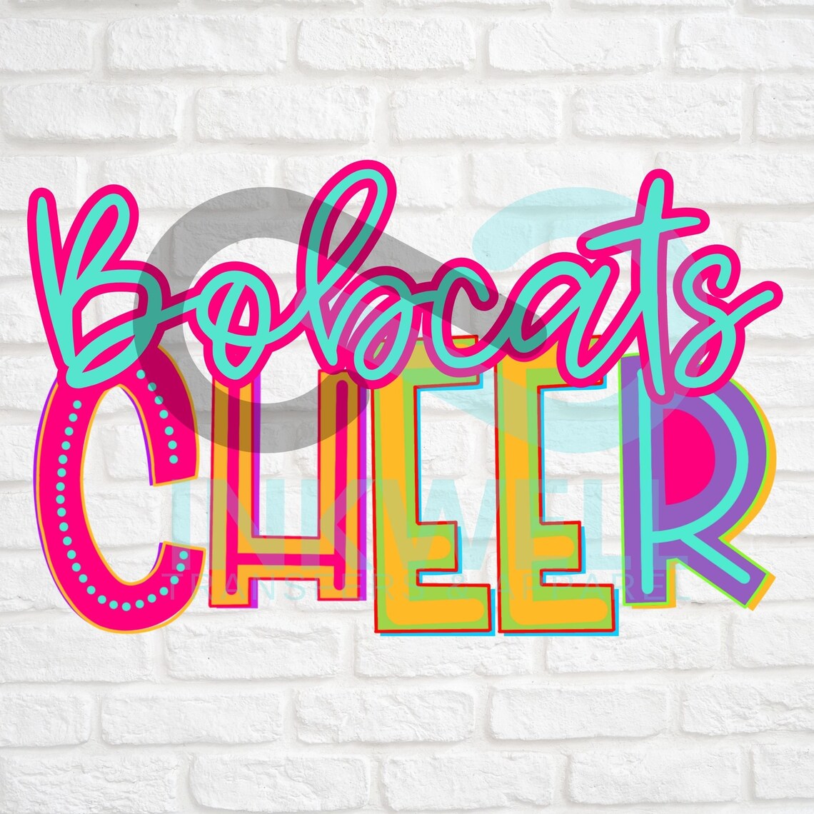Bobcat Cheer Digital PNG Download Summer Cheerleading Cheer Camp - Etsy