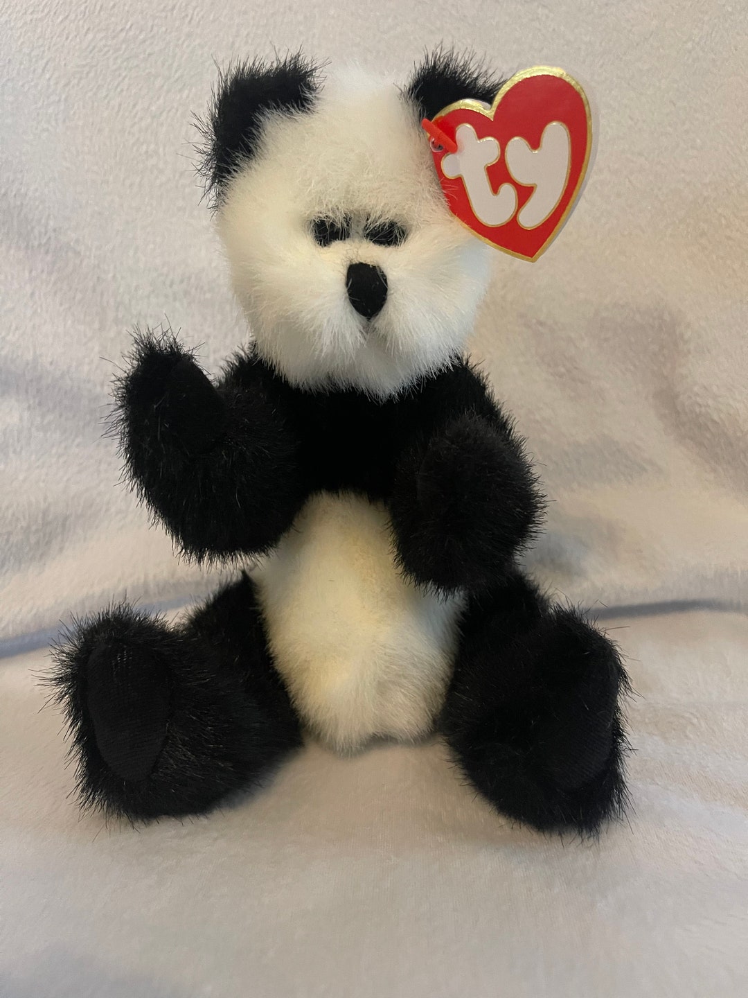 Ty Rare Vintage Beanie Bear From 1993 Named “checkers”,beanie Baby ...