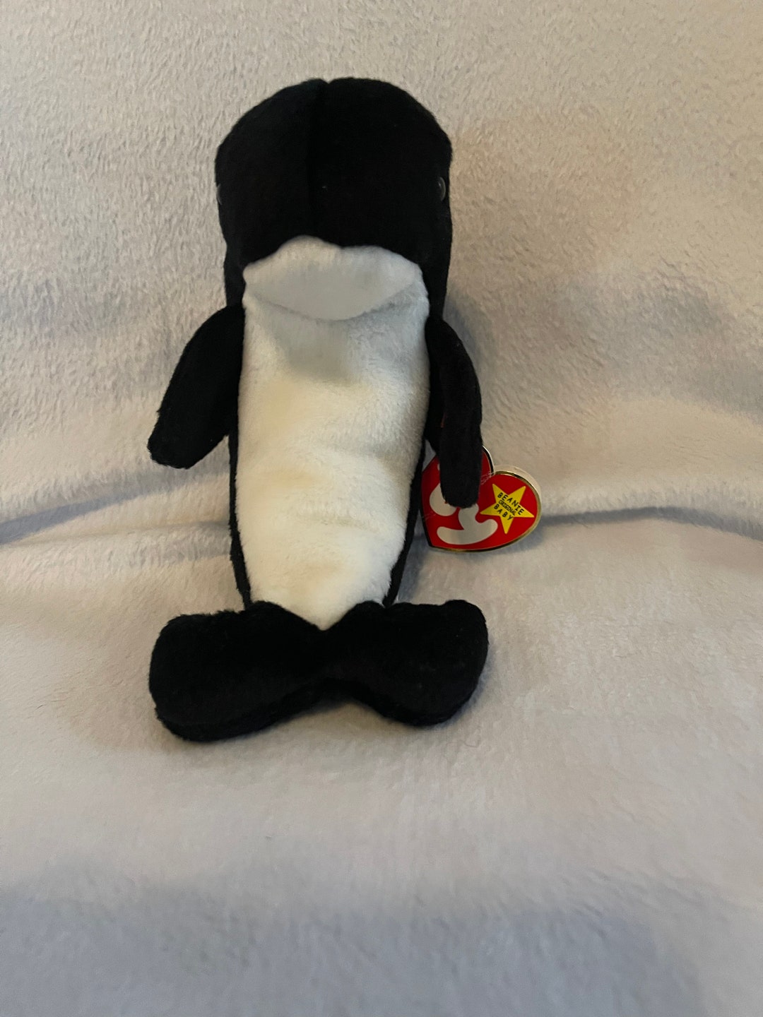 Ty Rare Beanie Baby Named “waves”, Vintage Collectible, Ty Orca ...