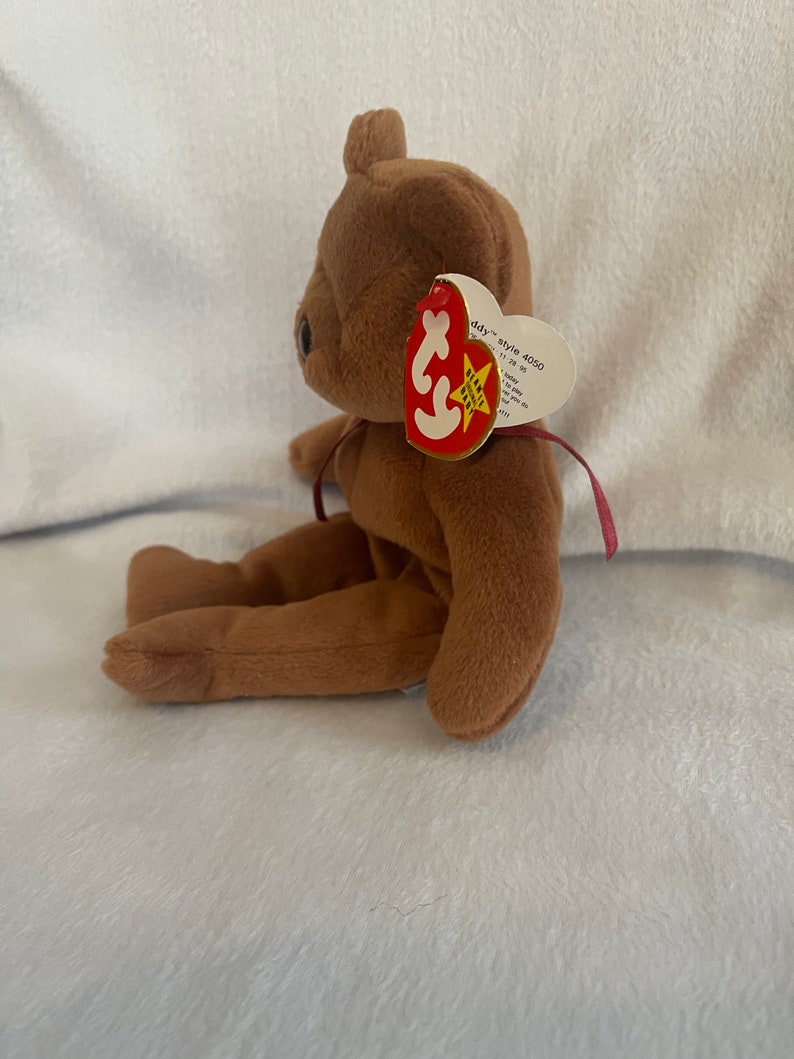 Ty Rare Vintage “teddy” 1995 Beanie Baby, Adorable Collectible Bear ...