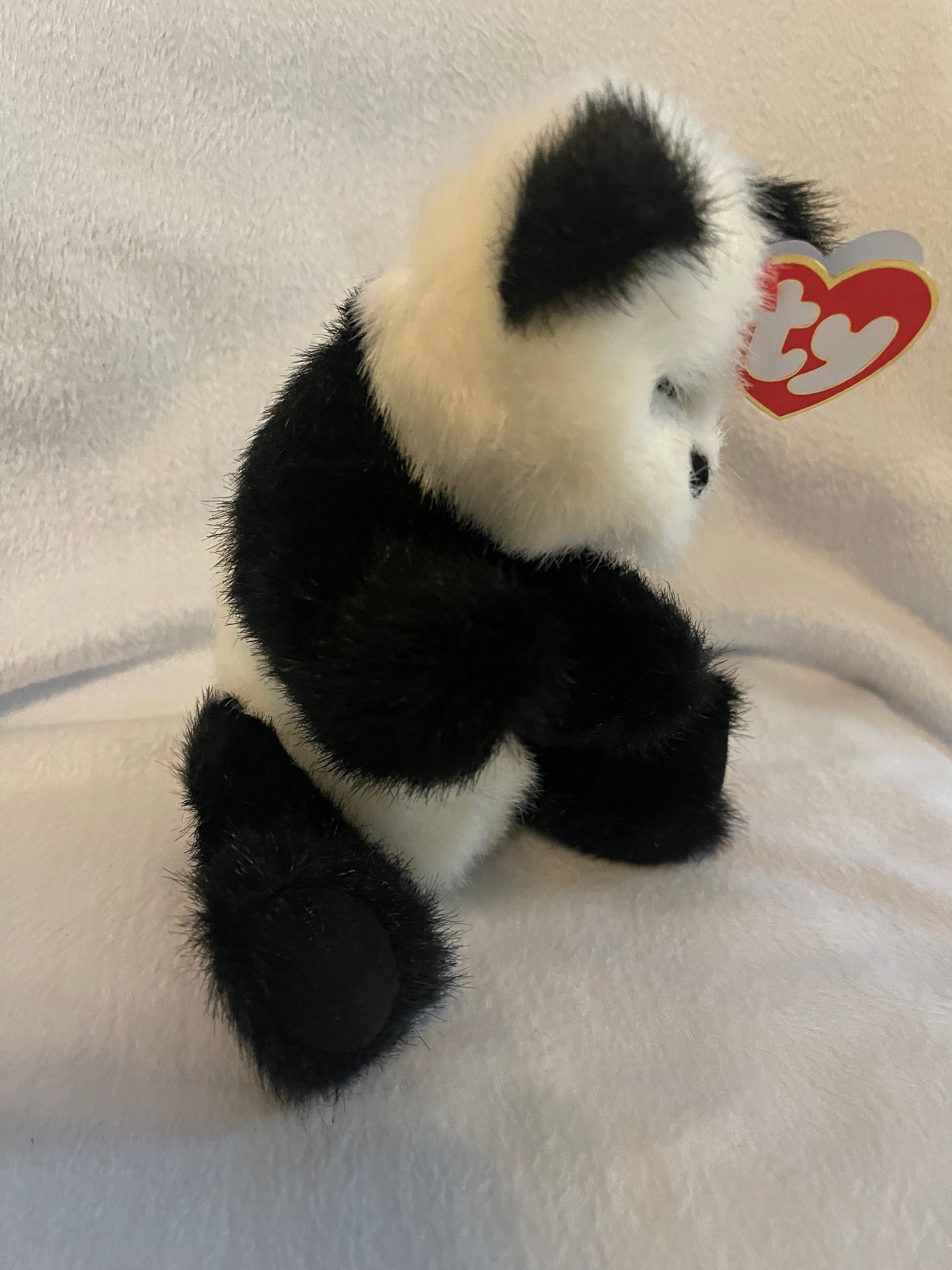Vintage Ty Beanie Baby "checkers" Bear, 1993 Collectible - Etsy