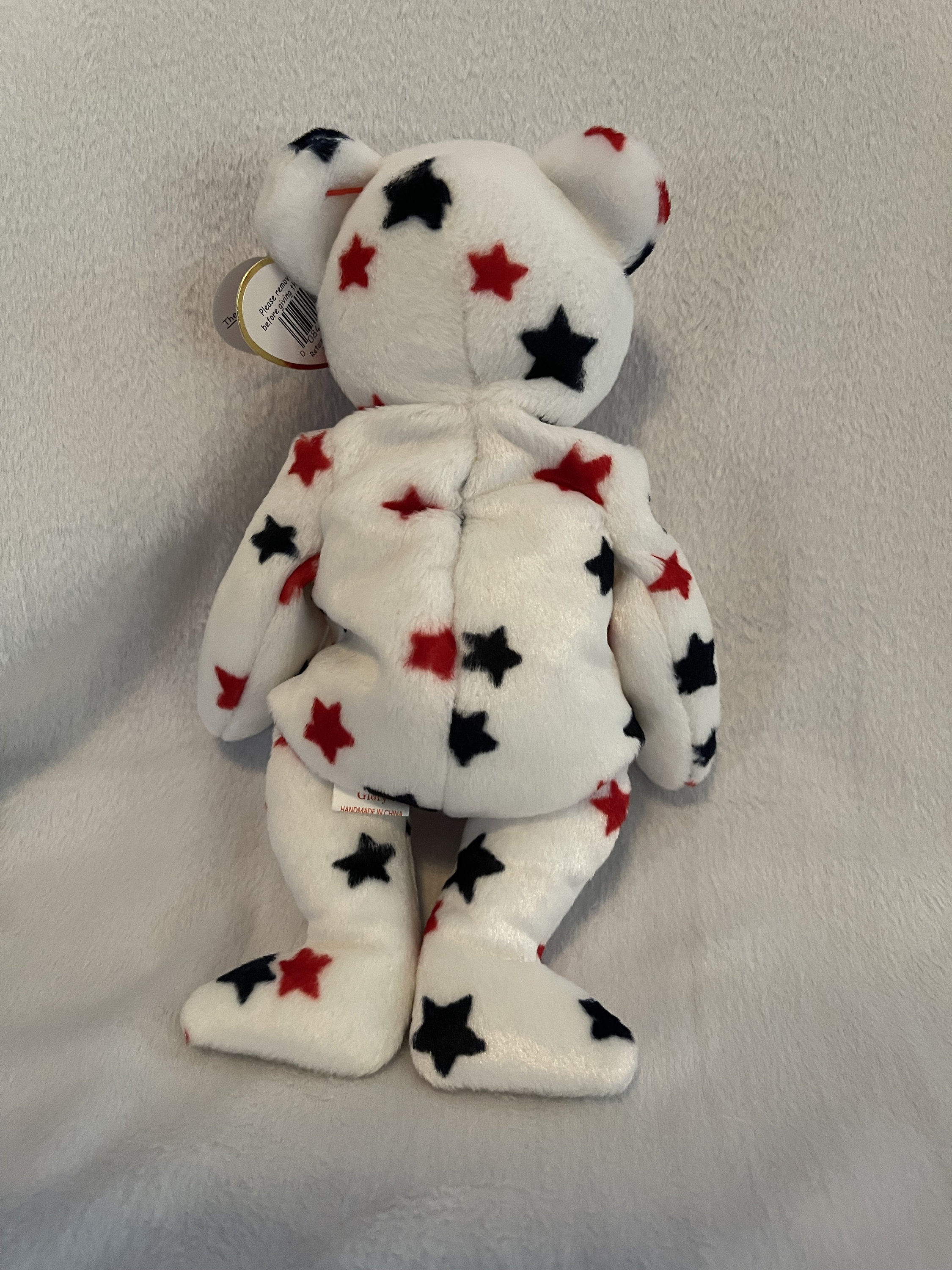 Ty Bear Rare Vintage Beanie Baby Named “glory”, Vintage Collector Bear ...