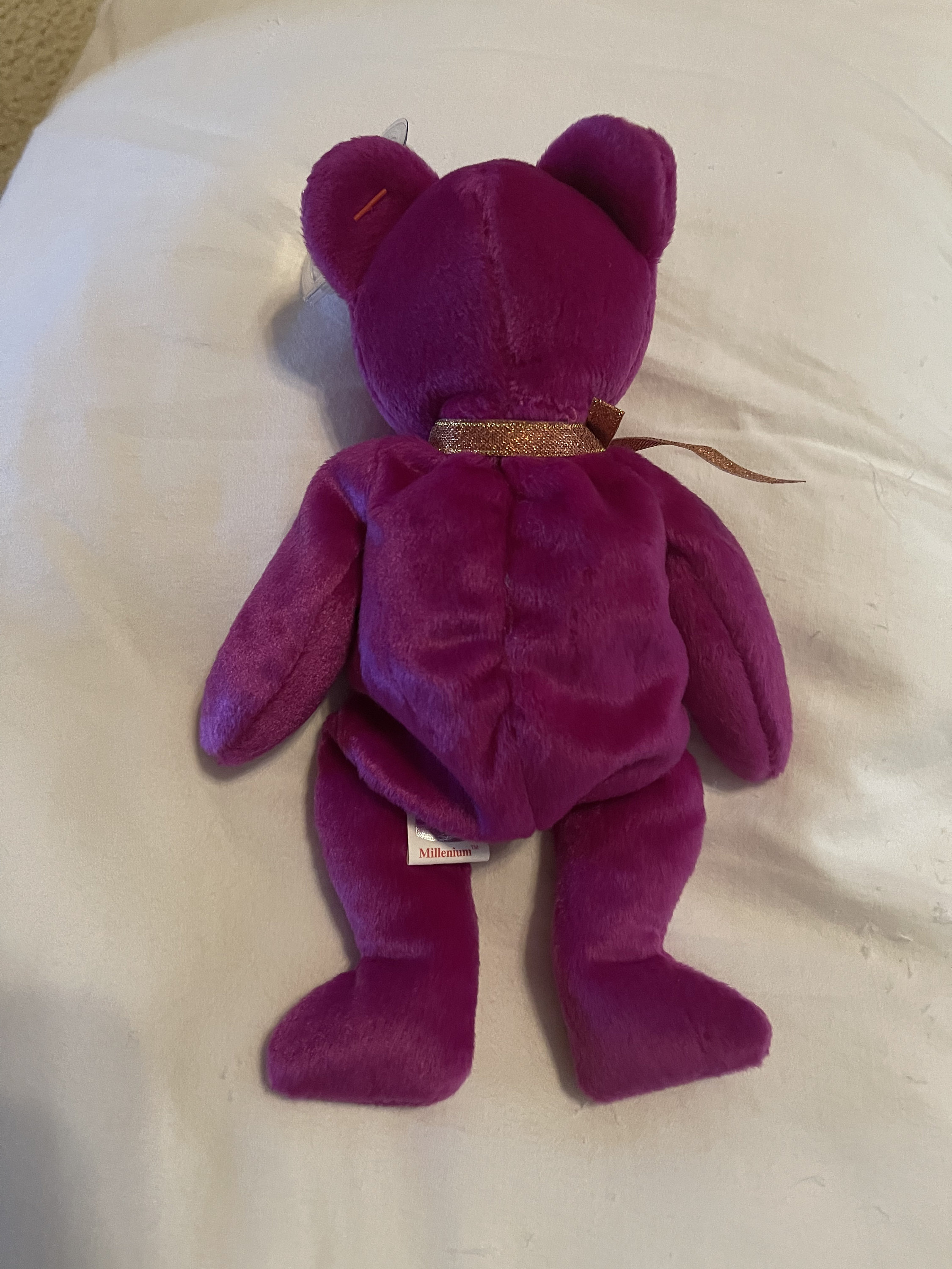 Gorgeous Ty Bear Named millennium, Rare Beanie Baby, Ty Beanie Baby ...