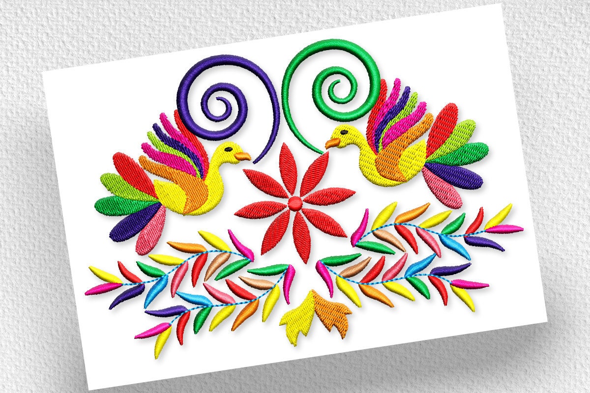 Otomi Embroidery Design. Mexican Machine Embroidery Designs - Etsy UK