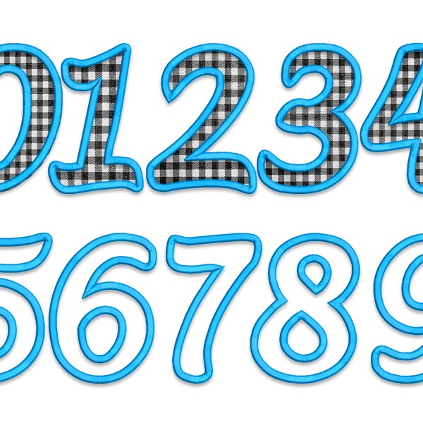 Number Applique - Etsy