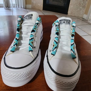 Handcrafted Indigenous-inspired Custom Beaded Skate Shoes - Artisan ...