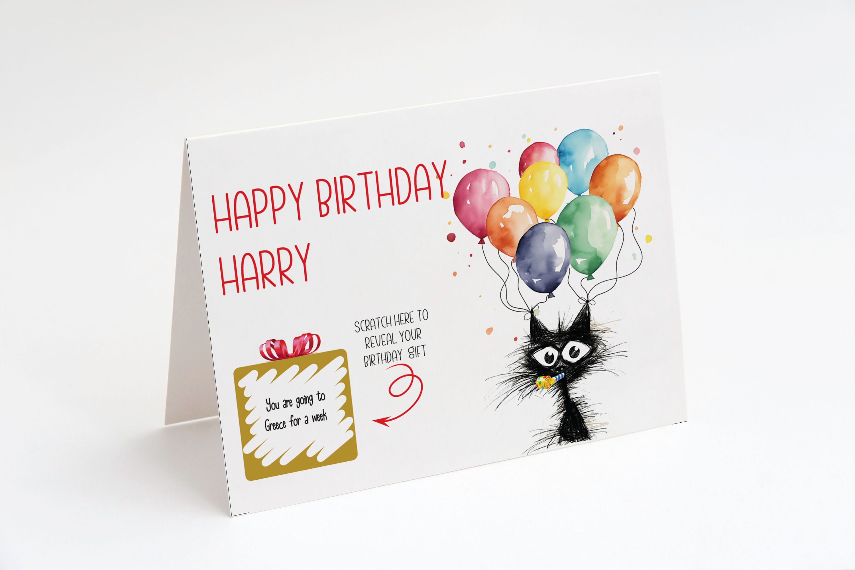 Birthday Scratch Card, Birthday Scratch Card Reveal, Birthday Scratch ...